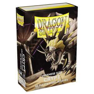 dragon shield dual matte mini japanese crypt 60 ct card sleeves individual pack