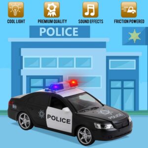 Toy To Enjoy Police & Ambulance Car Set for Boys & Girls Friction Powered, with Lights and Sirens