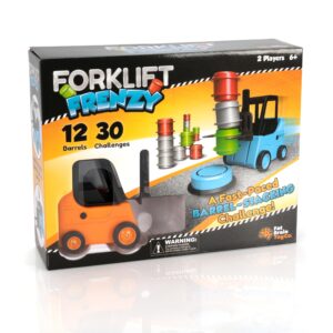 Fat Brain Toys Forklift Frenzy - 2-Player Stack & Matching Skill Game, Ages 8+