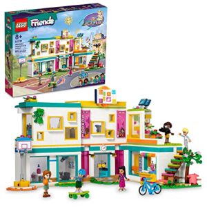 lego friends heartlake international school 41731, building toy with 5 mini-dolls and accessories, pretend play school classroom building kit, gift for christmas for girls, boys and kids ages 8 and up