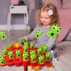 soputry Balanced Tree Frog, 2022 New Educational Frog Balance Tree Toy Balance Board Game for Kids, Frog Toy Number Counting Scale Educational STEM Learning for Teachers Students