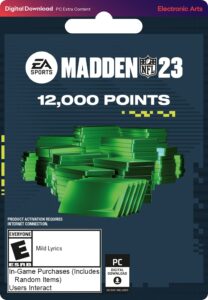 madden nfl 23: 12000 points - pc [online game code]