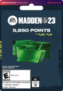 madden nfl 23: 5850 points - pc [online game code]