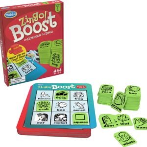 ThinkFun Zingo! Booster Pack #1 - Exciting Expansion Pack for Zingo! Game | Engages Kids in Learning | Enhances Memory & Word Recognition Skills | Trusted by Families Worldwide