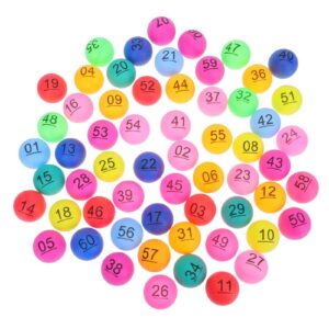 numbered balls 1- numbered bingo ball balls raffle balls 100 game: