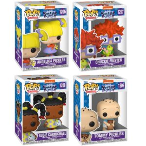 Funko POP! TV Nickelodeon: Rugrats Collectors Set - 4 Figure Set: Angelica, Chuckie, Susie, & Tommy (Possible Chase Variant)