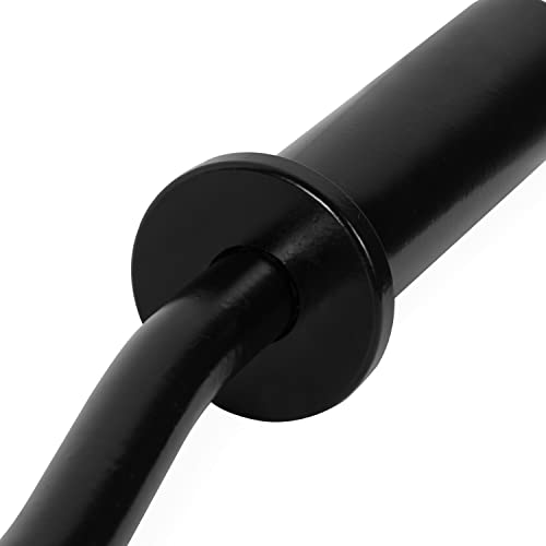 CAP Barbell Olympic Super Curl Bar, Black New Version, 48-Inch (OBIS-48B)