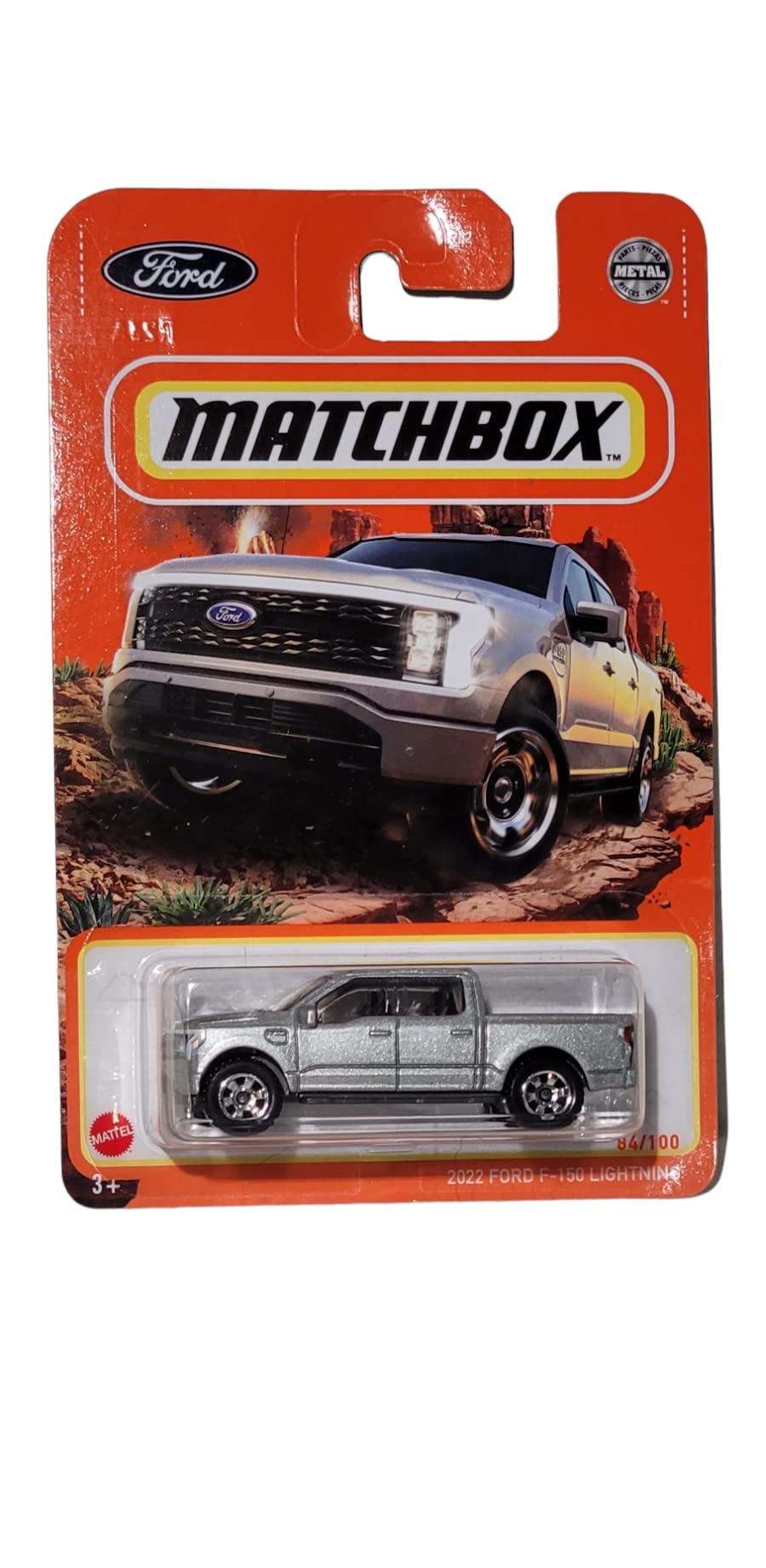 Hot Wheels 2022 - 2022 Ford F-150 Lightning [Silver] 84/100