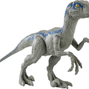 Mattel Jurassic World Toys Large Basic Velociraptor Blue