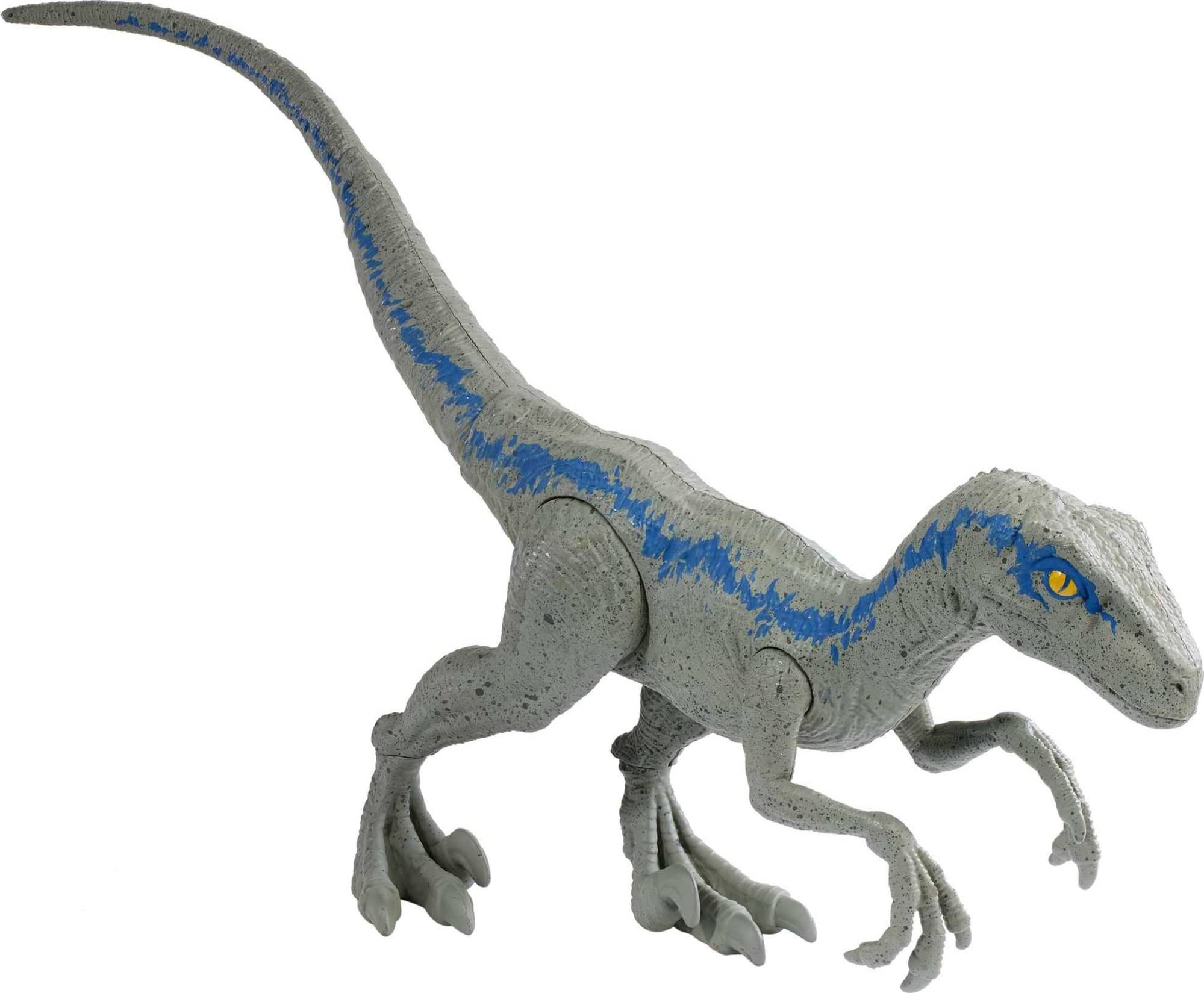 Mattel Jurassic World Toys Large Basic Velociraptor Blue