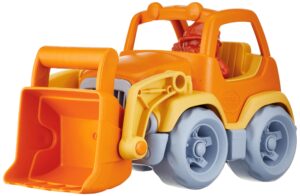 green toys scooper construction truck - cb , orange