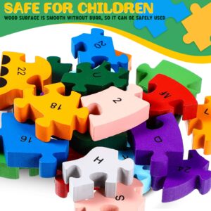 4 Pcs Alphabet Jigsaw Puzzle Building Blocks Animal Wooden Puzzle Wooden Alphabet Puzzle Snake Elephant Dinosaur Snail Blocks Toys ABC Alphabet Animal Puzzle for Preschool Learning