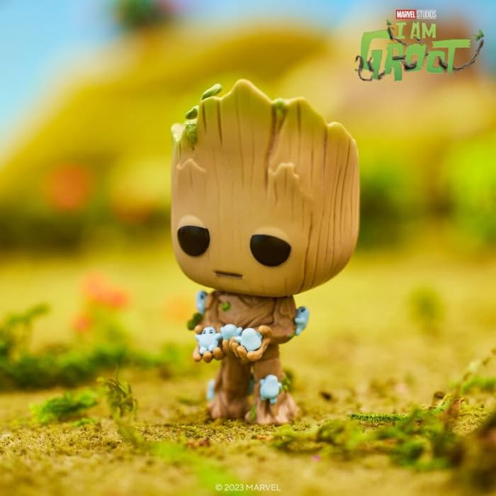 Funko Pop! Marvel: I Am Groot, Groot with Grunds