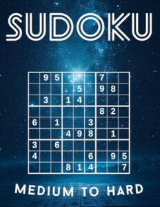 720 sudoku puzzles medium to hard: sudoku puzzle book for adults with solutions