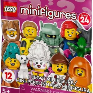 LEGO Minifigures Series 24 71037, Limited Edition Mystery Minifigure Blind Bag, 2023 Set, Collectible Characters with Toy Accessories