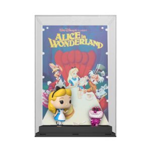 funko pop! movie poster: disney 100 - alice in wonderland, alice with cheshire cat