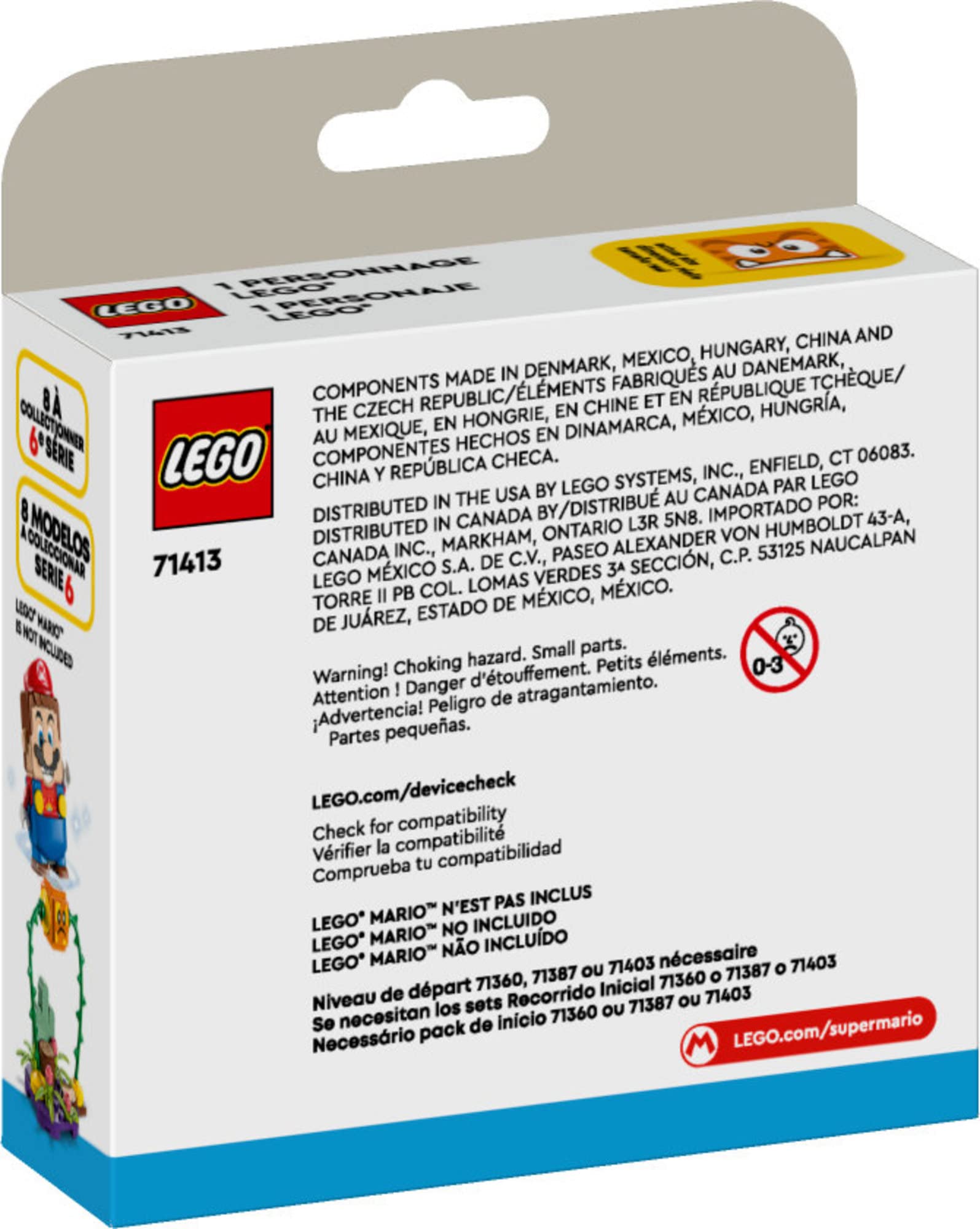 LEGO Super Mario Character Packs – Series 6 71413, Collectible Mystery Toy Figures for Kids, Combine with Starter Course Playset for Extra Play