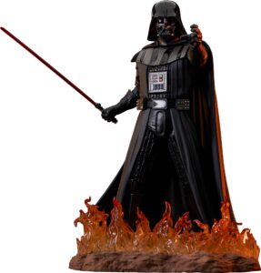 star wars premier collection: obi-wan kenobi disney+ darth vader statue