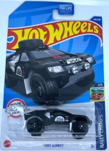 hot wheels 2022 - sand burner - rally champs2/5 [black] 195/250