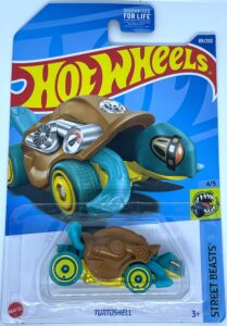 hot wheels 2022 - turtoshell - street beasts 4/5 [brown/teal] 89/250