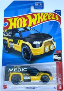 hot wheels 2022 - rescue duty -hw rescue 7/10 [black] 216/250