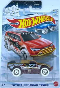 hot wheels 2022 - toyota off-road truck - christmas 2022-4/5