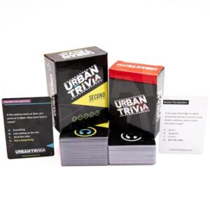 Urban Trivia Game Party Pack Bundle. Multi-Generational Black Card Game. Movies, TV, Growing Up Black + Music Trivia. Black Party Game Fun for Adults & Families.