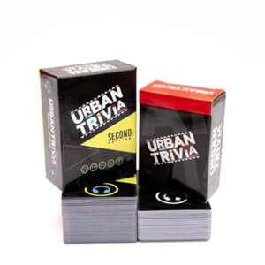 Urban Trivia Game Party Pack Bundle. Multi-Generational Black Card Game. Movies, TV, Growing Up Black + Music Trivia. Black Party Game Fun for Adults & Families.