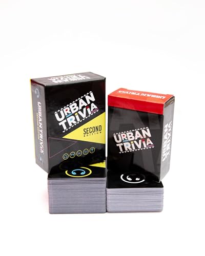 Urban Trivia Game Party Pack Bundle. Multi-Generational Black Card Game. Movies, TV, Growing Up Black + Music Trivia. Black Party Game Fun for Adults & Families.