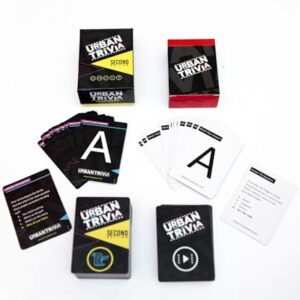 Urban Trivia Game Party Pack Bundle. Multi-Generational Black Card Game. Movies, TV, Growing Up Black + Music Trivia. Black Party Game Fun for Adults & Families.