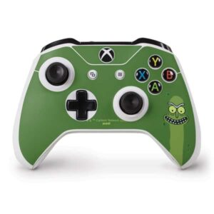 skinit decal gaming skin compatible with xbox one s controller - officially licensed warner bros pickle rick design