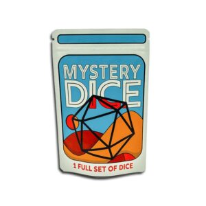 1985 games mystery dice, set of 7 polyhedral dice, wide range of patterns, gaming dice, suitable for role playing, table games (mystery pack of 1)