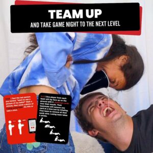 Do or Drink Team Wars - Drinking Games for Game Night, Girls Night, and More - Adult Games with Cups, Ping Pong Balls, Dice, Ropes, and More - Fun Party Games