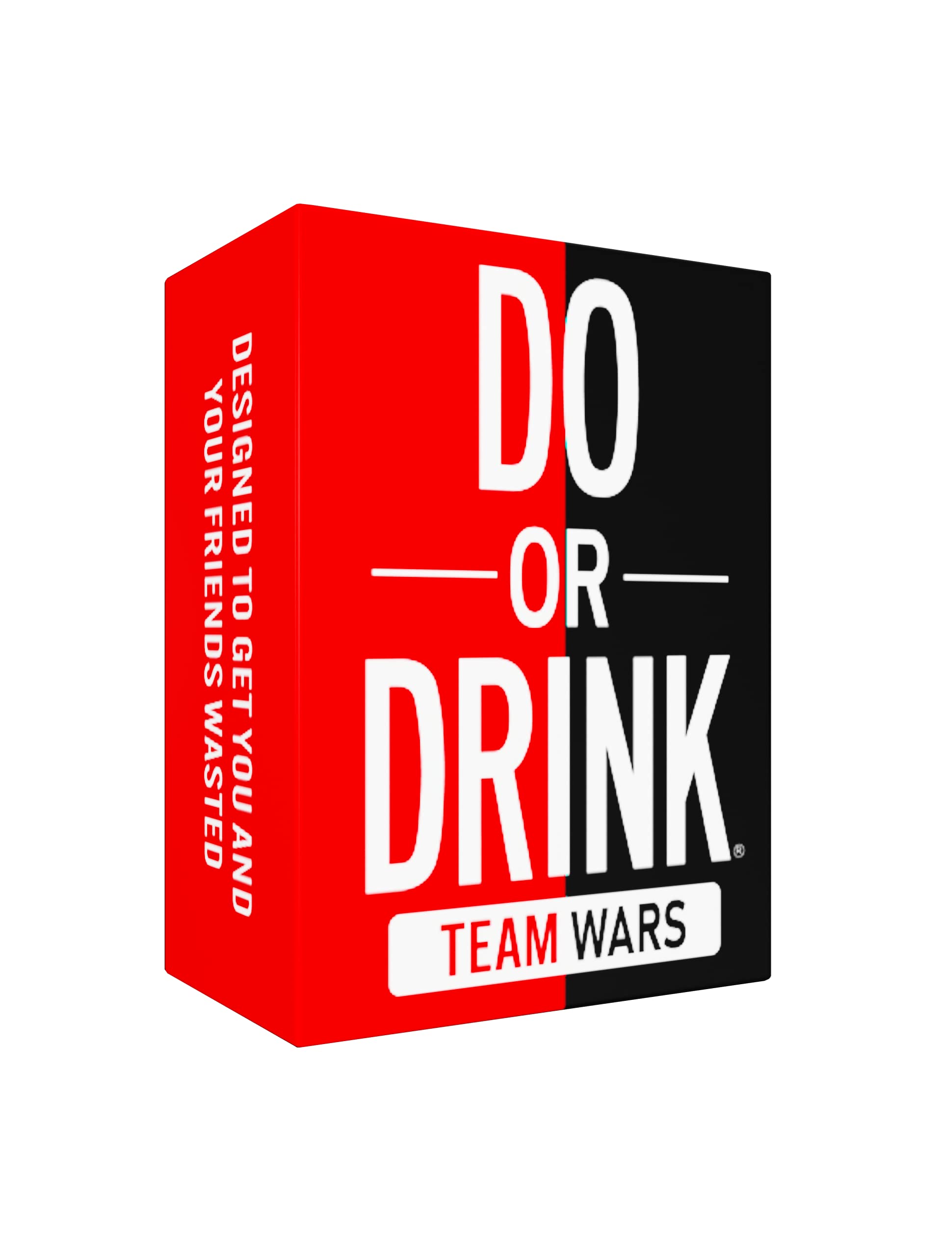 Do or Drink Team Wars - Drinking Games for Game Night, Girls Night, and More - Adult Games with Cups, Ping Pong Balls, Dice, Ropes, and More - Fun Party Games