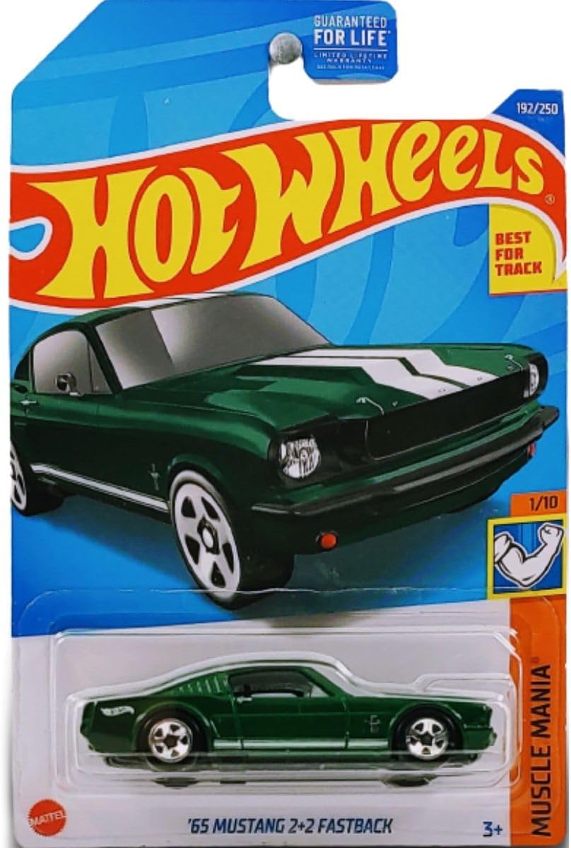 Hot Wheels 2022 - '65 Mustang 2+2 Fastback - Muscle Mania 1/10 [Green] 192/250