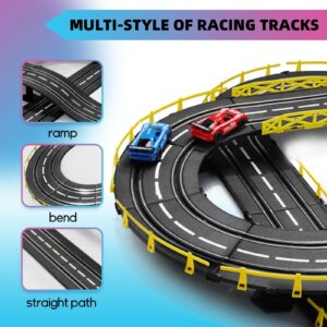 Slot Car Race Track Sets ，Puzzle Racer Kids Car Track Set ， Flexible Race Track for Kids ，Electric Race Car Track Set, Race Track, Race Car Track, Slot Cars Race Tracks & Accessories Gifts