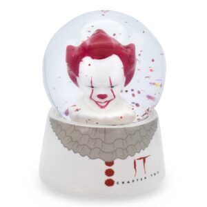 it: chapter two pennywise 3-inch mini snow globe with swirling glitter display