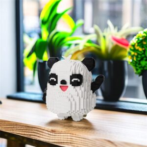 Larcele Animal Series Micro Building Blocks Animal Set, DIY Mini 3D Building Toy Bricks,1628 Pieces KLJM-07 (Panda)