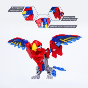 52TOYS BeastBox ECHOBLASTER Deformation Toys Action Figure, Converting Toys Deforms in Mecha and Cube, Perfect Birthday Party Gift for Teens and Adults