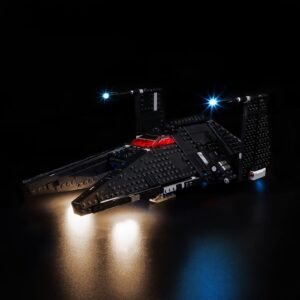 geament led light kit compatible with inquisitor transport scythe - lighting set for 75336 building model (model set not included)