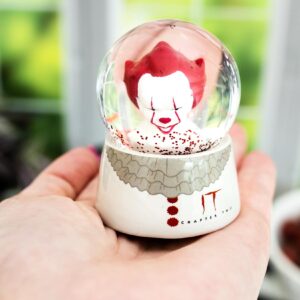 IT: Chapter Two Pennywise 3-Inch Mini Snow Globe with Swirling Glitter Display