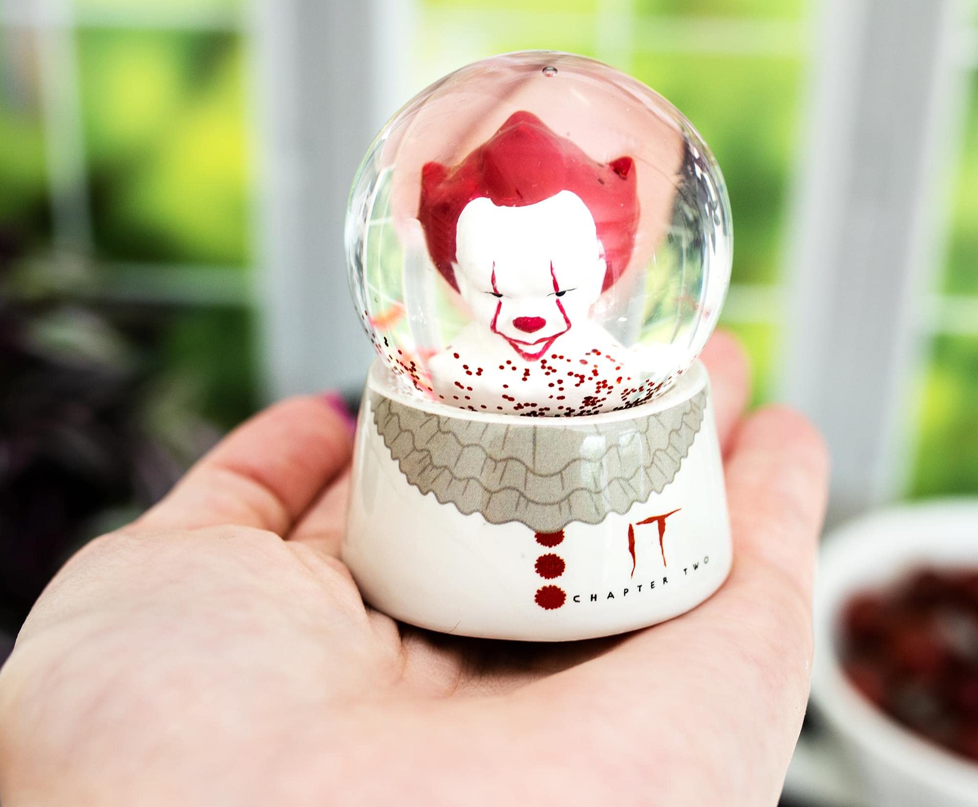 IT: Chapter Two Pennywise 3-Inch Mini Snow Globe with Swirling Glitter Display