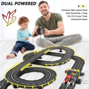 Slot Car Race Track Sets ，Puzzle Racer Kids Car Track Set ， Flexible Race Track for Kids ，Electric Race Car Track Set, Race Track, Race Car Track, Slot Cars Race Tracks & Accessories Gifts