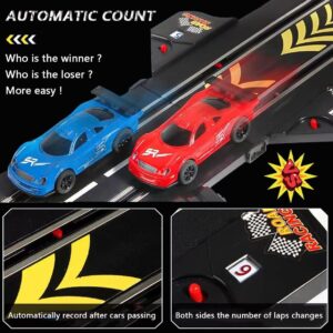 Slot Car Race Track Sets ，Puzzle Racer Kids Car Track Set ， Flexible Race Track for Kids ，Electric Race Car Track Set, Race Track, Race Car Track, Slot Cars Race Tracks & Accessories Gifts