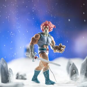 Super7 ULTIMATES! Thundercats Lion-O (Hook Mountain Ice) - 7" Thundercats Action Figure with Accessories Classic Cartoon Collectibles and Retro Toys