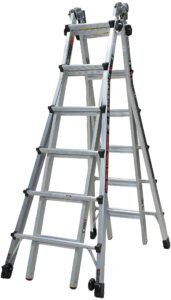 little giant ladder systems quantum, m26, 26ft, multi-position ladder, type 1a, 300 lbs weight rating, (12726)