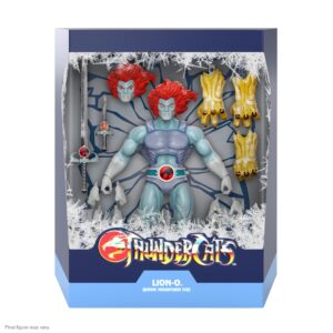 Super7 ULTIMATES! Thundercats Lion-O (Hook Mountain Ice) - 7" Thundercats Action Figure with Accessories Classic Cartoon Collectibles and Retro Toys