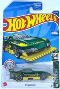 hot wheels 2022 - gt-scorcher - retro racers 5/10 [green] 59/250