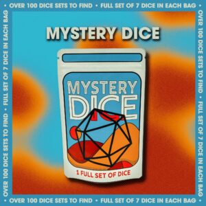 1985 Games Mystery Dice, Set of 7 Polyhedral Dice, Wide Range of Patterns, Gaming Dice, Suitable for Role Playing, Table Games (Mystery Pack of 1)