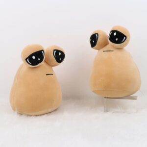 Eyomii Generic 22cm Stuffed Animal Hot Game,Alien Pou Plush Toy, Emotion Alien Plushie Stuffed Animal Pou Doll,Children's Day Gift, 8.6 inches KDHG1602 One Color